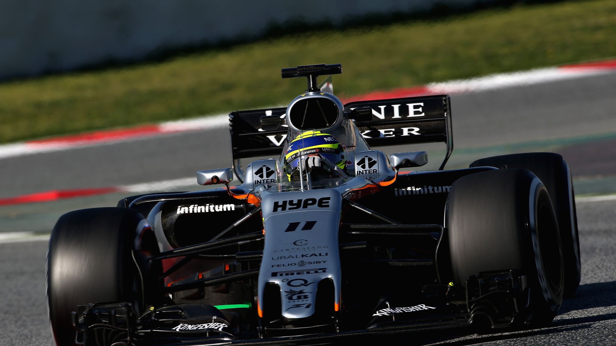 Force India reveal striking new pink livery for 2017 Formula 1 season ...