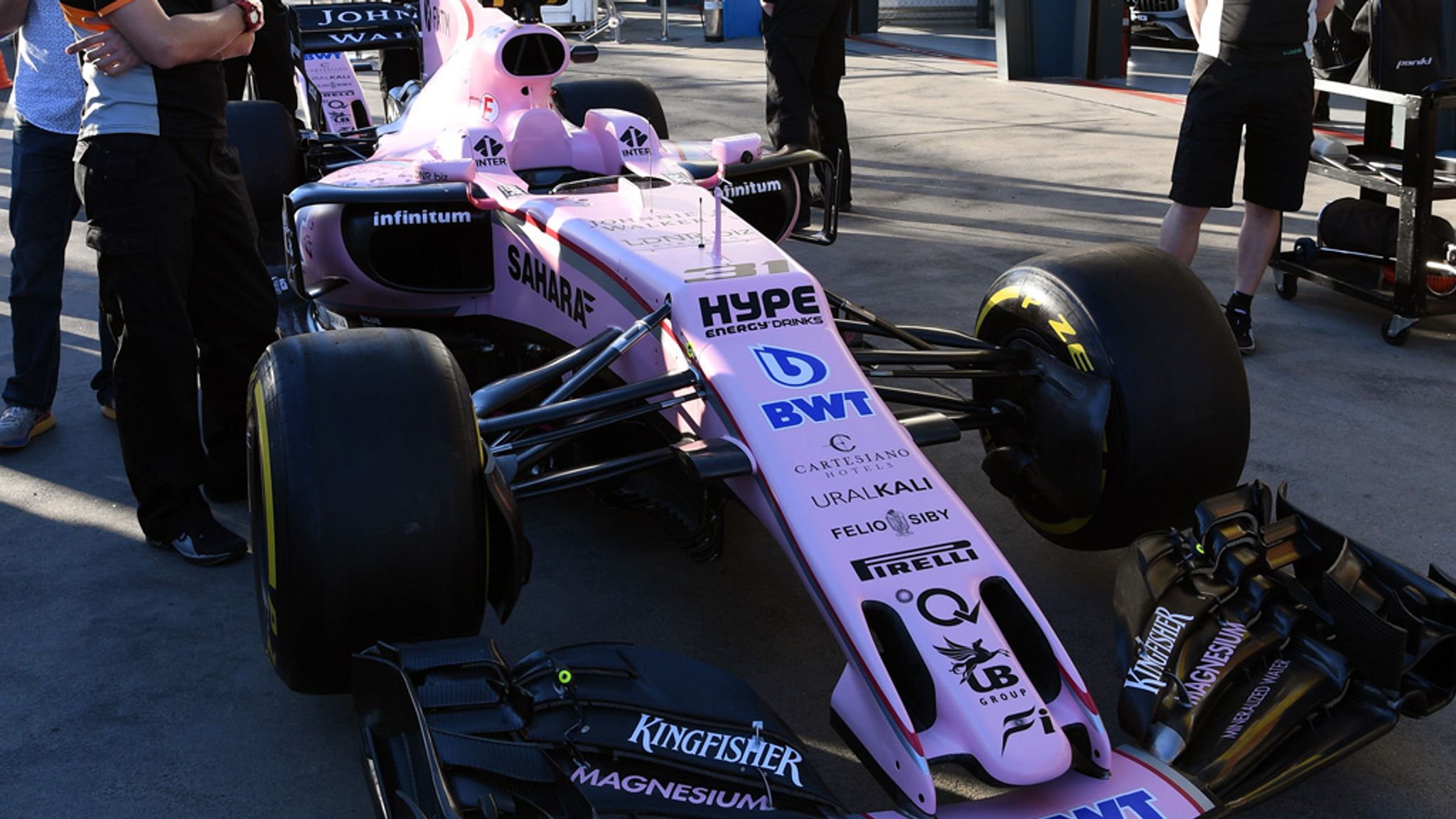 Introducing Force India's pink car | F1 News | Sky Sports