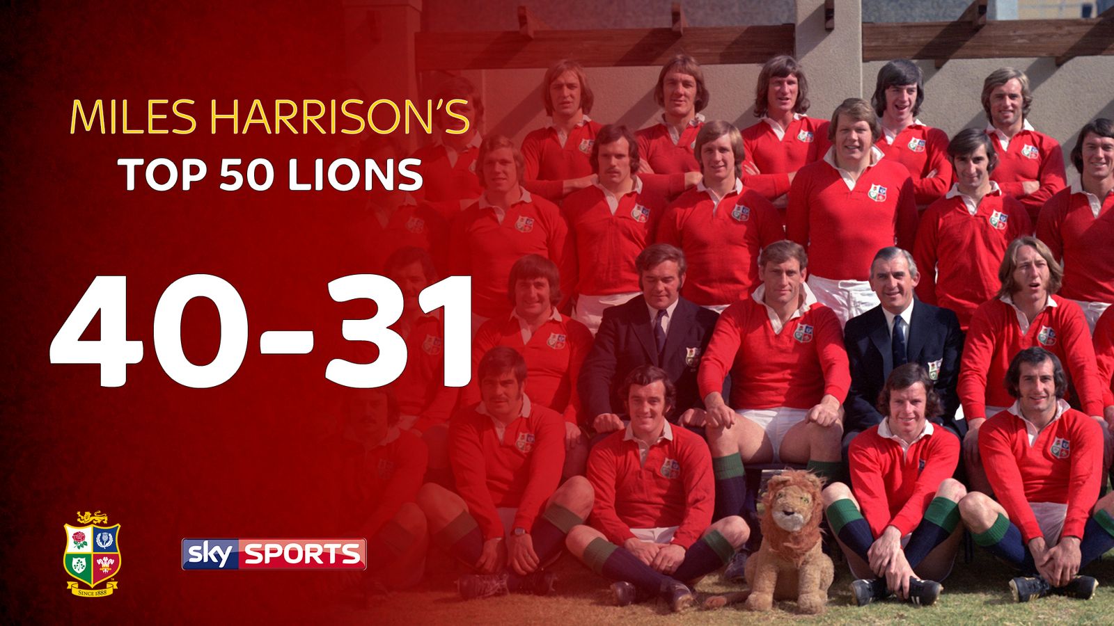 Miles' 50 greatest British and Irish Lions: 40-31 | Rugby Union News ...