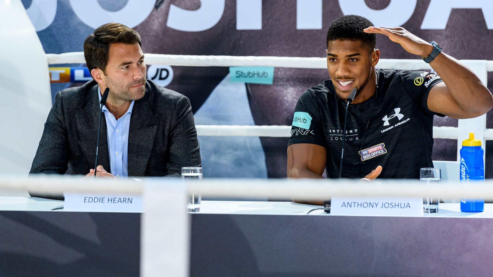 Joshua vs Klitschko: Anthony Joshua and Wladimir Klitschko fight for ...