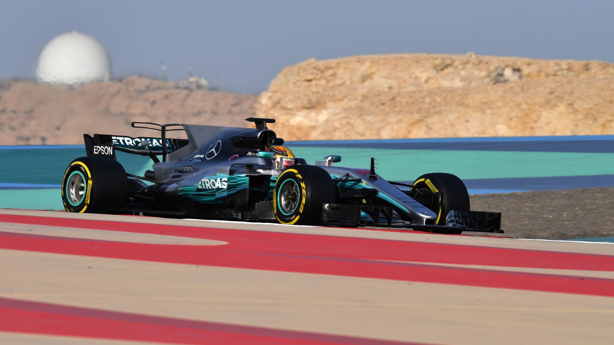 Bahrain Test: Lewis Hamilton fastest for Mercedes on day one | F1 News ...
