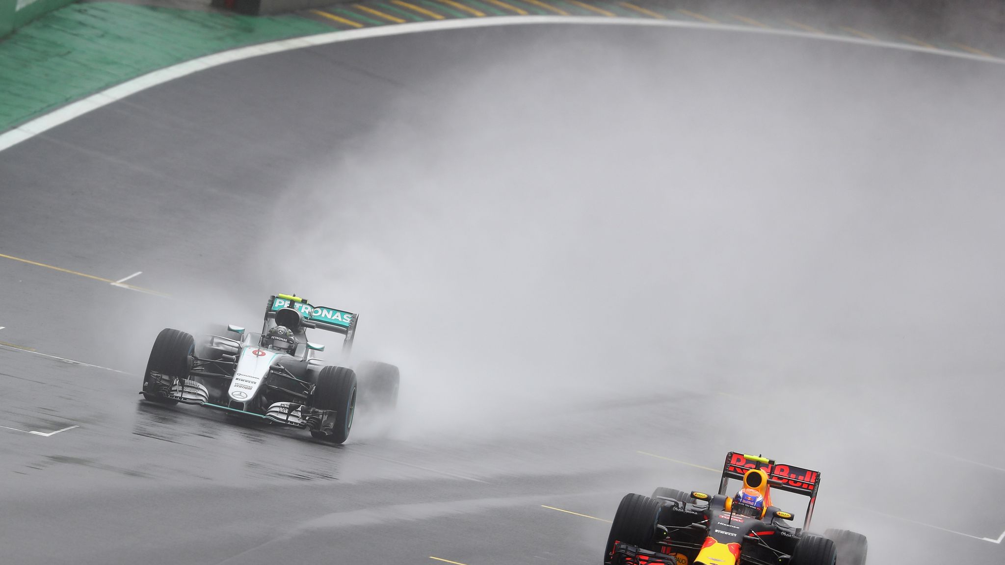 WATCH: The best action and tension of F1 in the rain | F1 News | Sky Sports