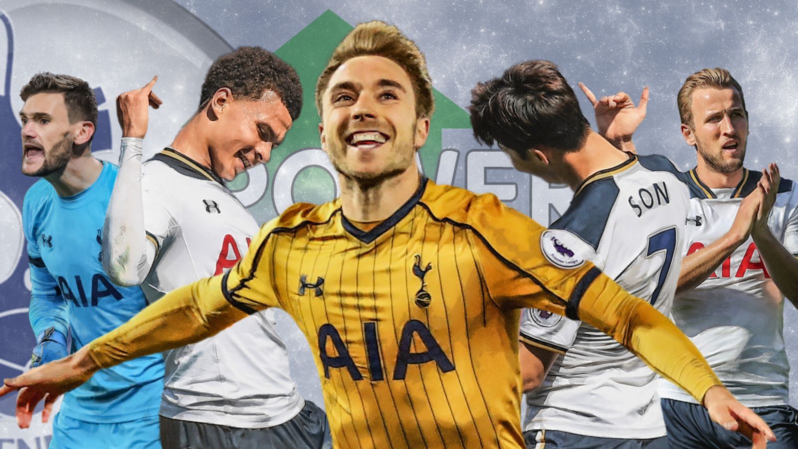 Seven Tottenham players top the Premier League Sky Sports Power ...