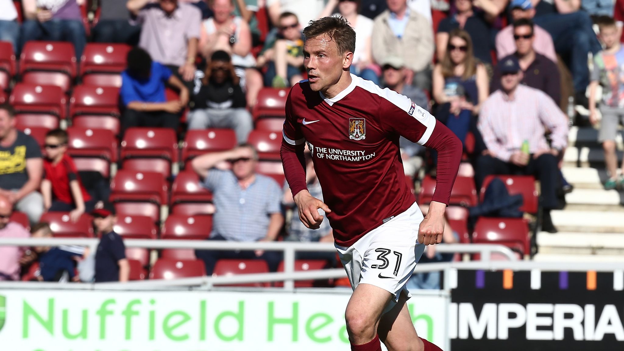 Matty Taylor signs new Northampton deal as five are released | Football ...