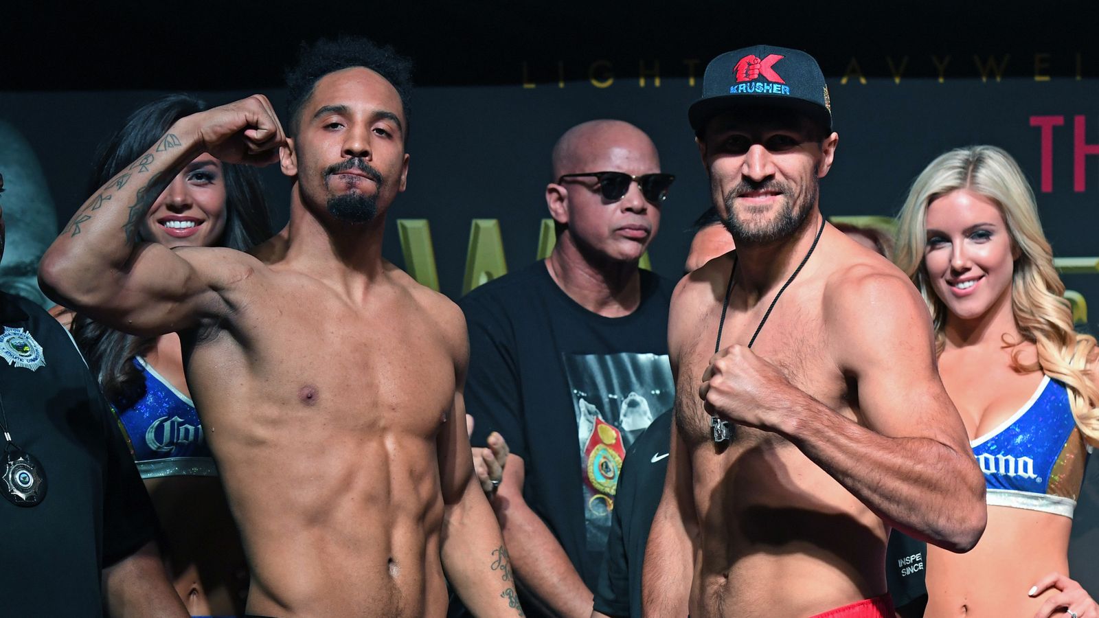 Andre Ward and Sergey Kovalev both weigh in at 12st 5lbs | Boxing News ...
