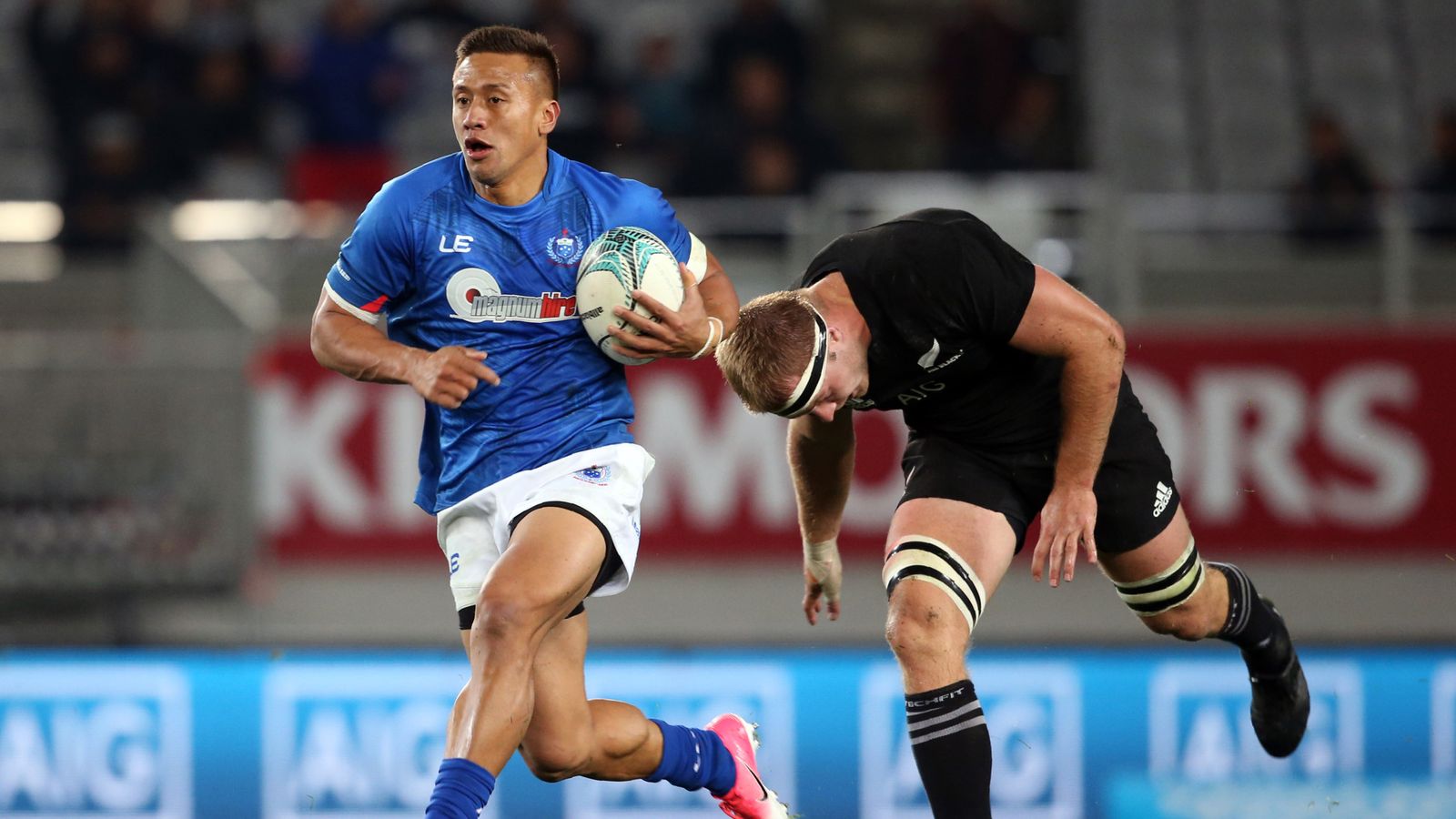 Tim Nanai-Williams starts at fly-half for Samoa in Scotland Test ...