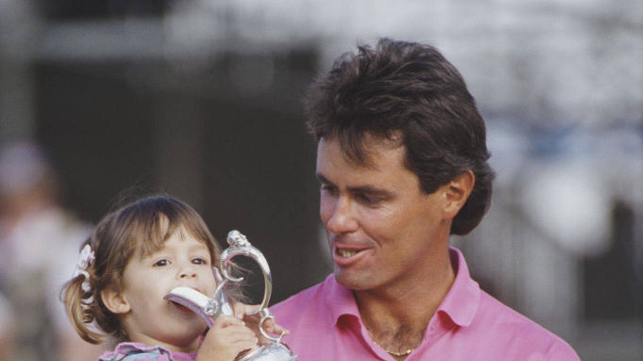 Iconic Royal Birkdale images: Ian Baker-Finch lifts the Claret Jug ...