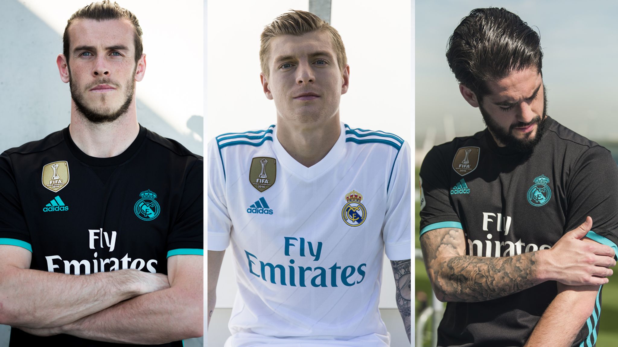 Real Madrid unveil new home and away kits for 2017/18 season | Football ...
