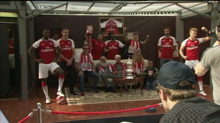 Arsenal unveil new home kit | Video | Watch TV Show | Sky Sports