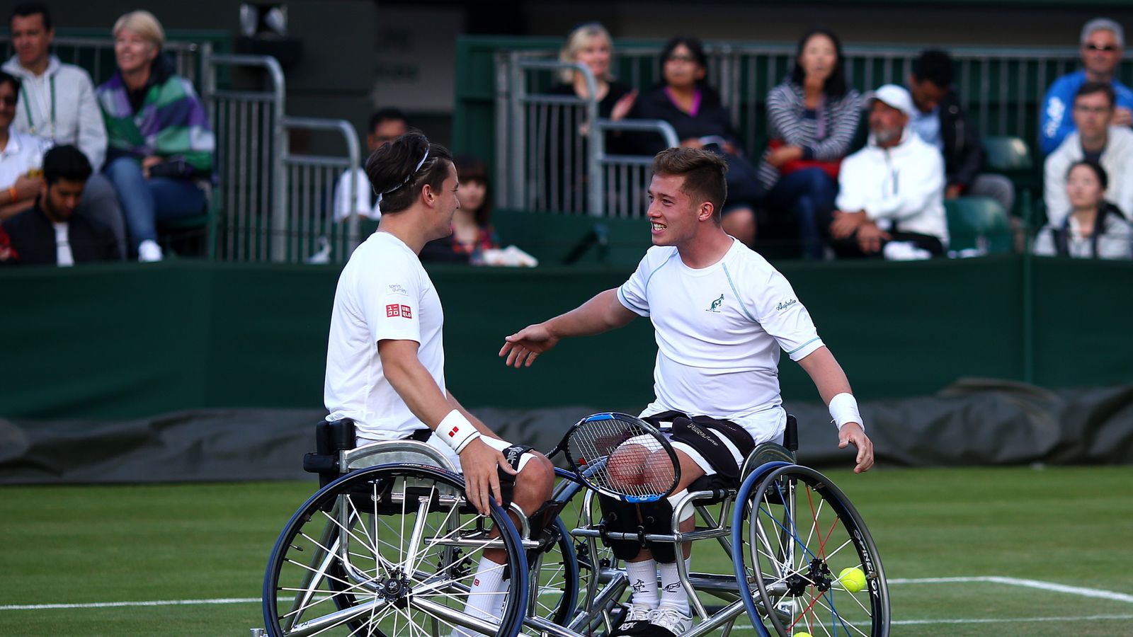 Gordon Reid and Alfie Hewett win Wimbledon wheelchair men's doubles ...
