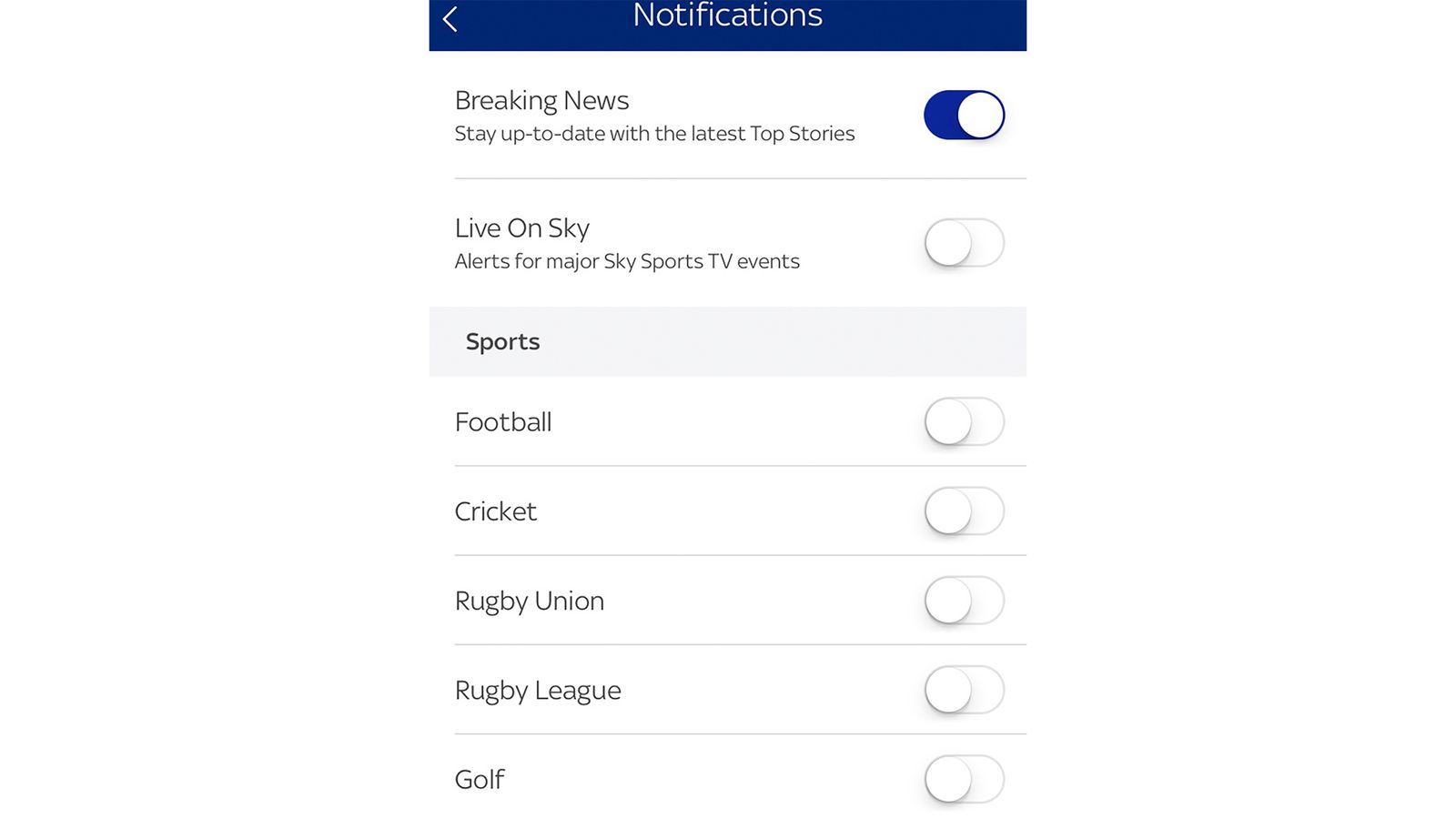 Sky Sports push notifications FAQ: How to receive the news alerts you ...
