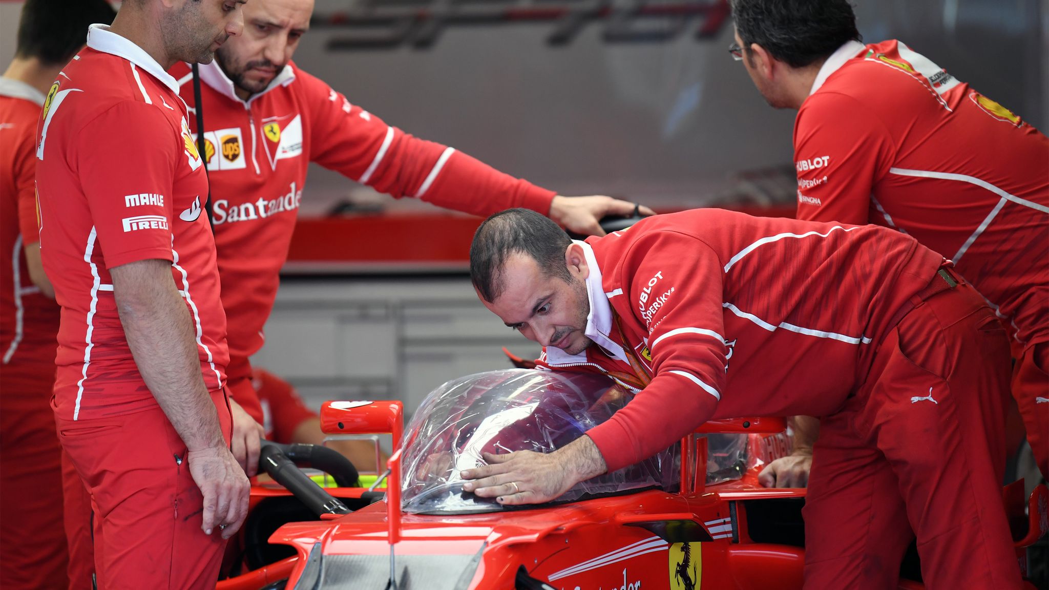 Sebastian Vettel suffers dizziness in first trial of new F1 Shield | F1 ...