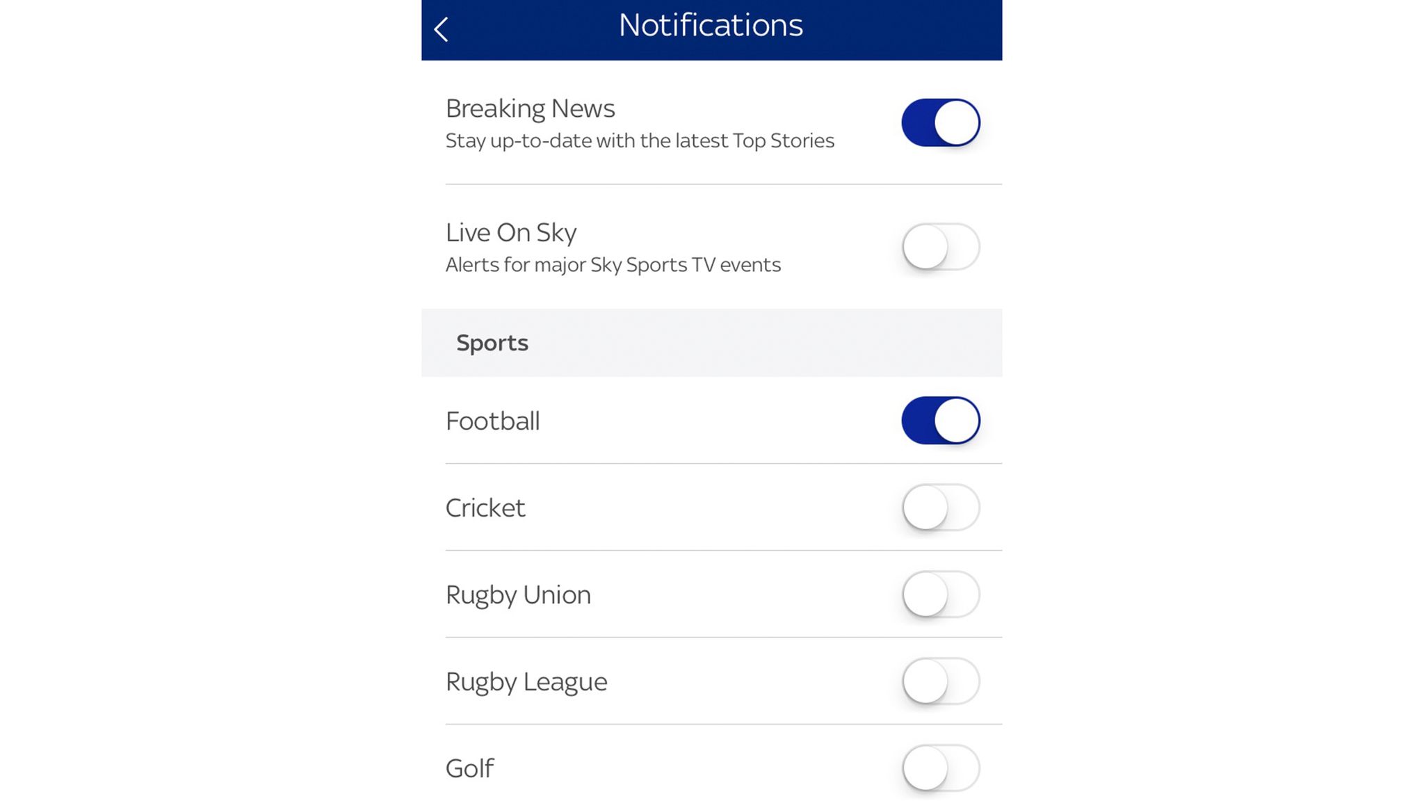 Sky Sports push notifications FAQ: How to receive the news alerts you ...
