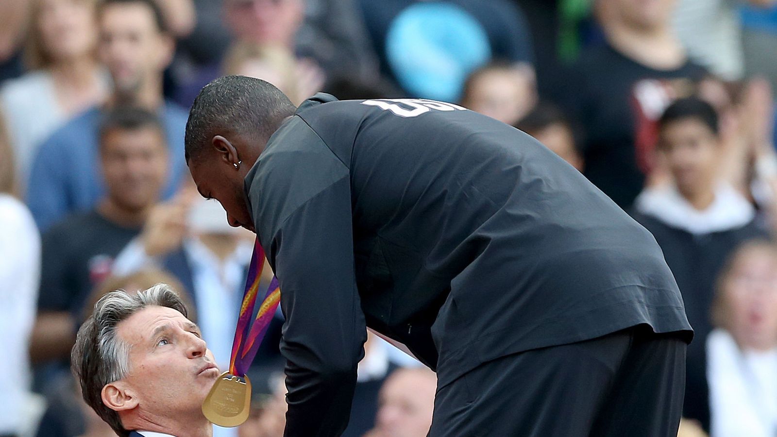 Justin Gatlin's father hits out at booing fans | Athletics News | Sky ...