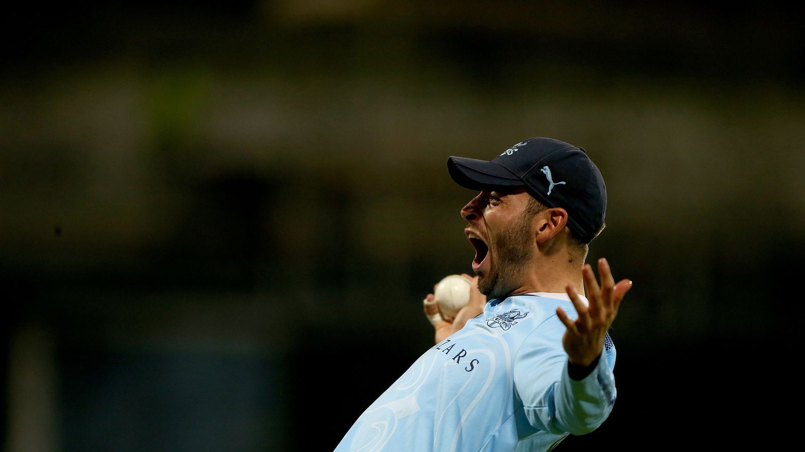 Yorkshire's Jack Leaning produces catch father and goalkeeper Andy ...