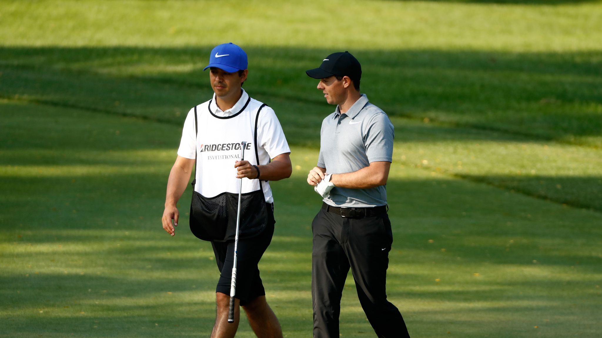 Rory McIlroy happy with first round alongside new caddie at Firestone ...