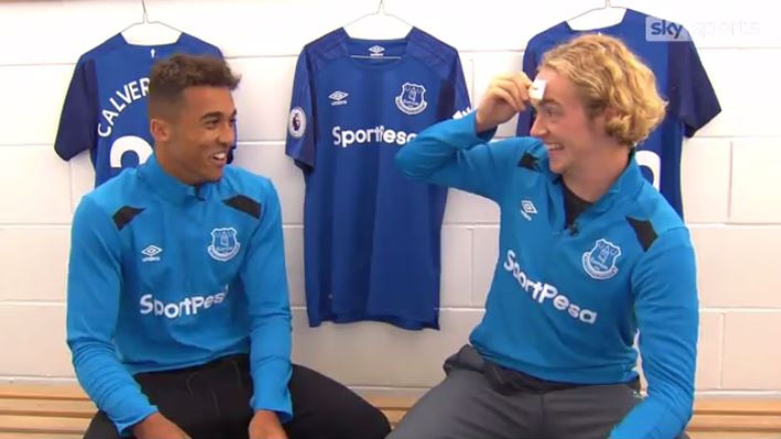WATCH: Who am I? With Everton's Tom Davies and Dominic Calvert-Lewin ...