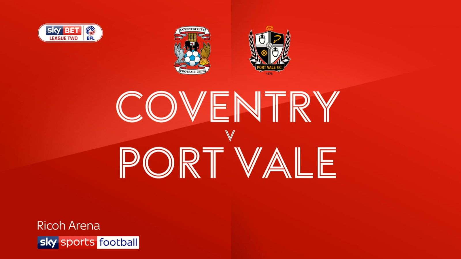 Coventry v Port Vale preview | Football News | Sky Sports