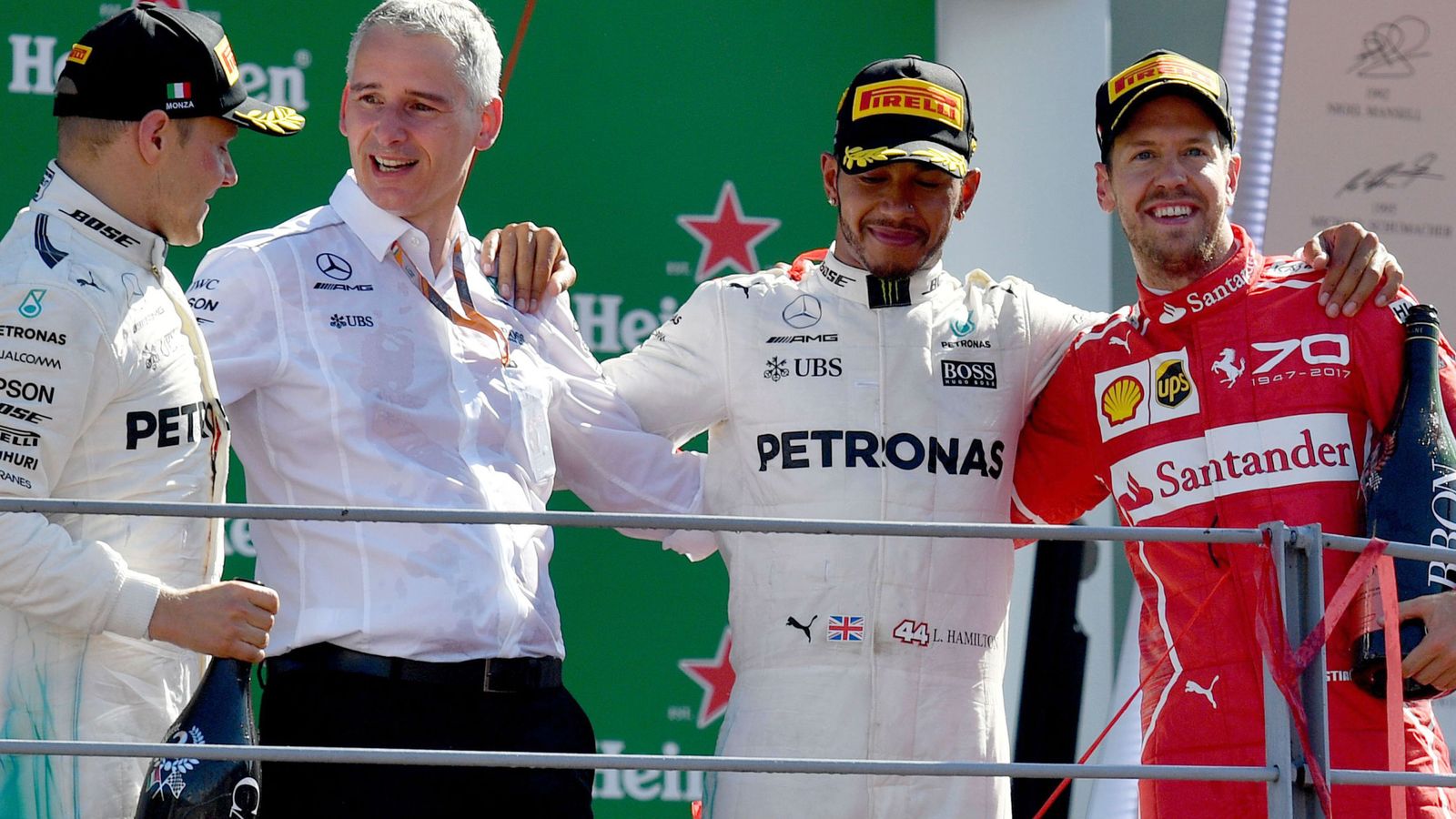 Italian GP: Lewis Hamilton takes lead of the title race with Monza win ...