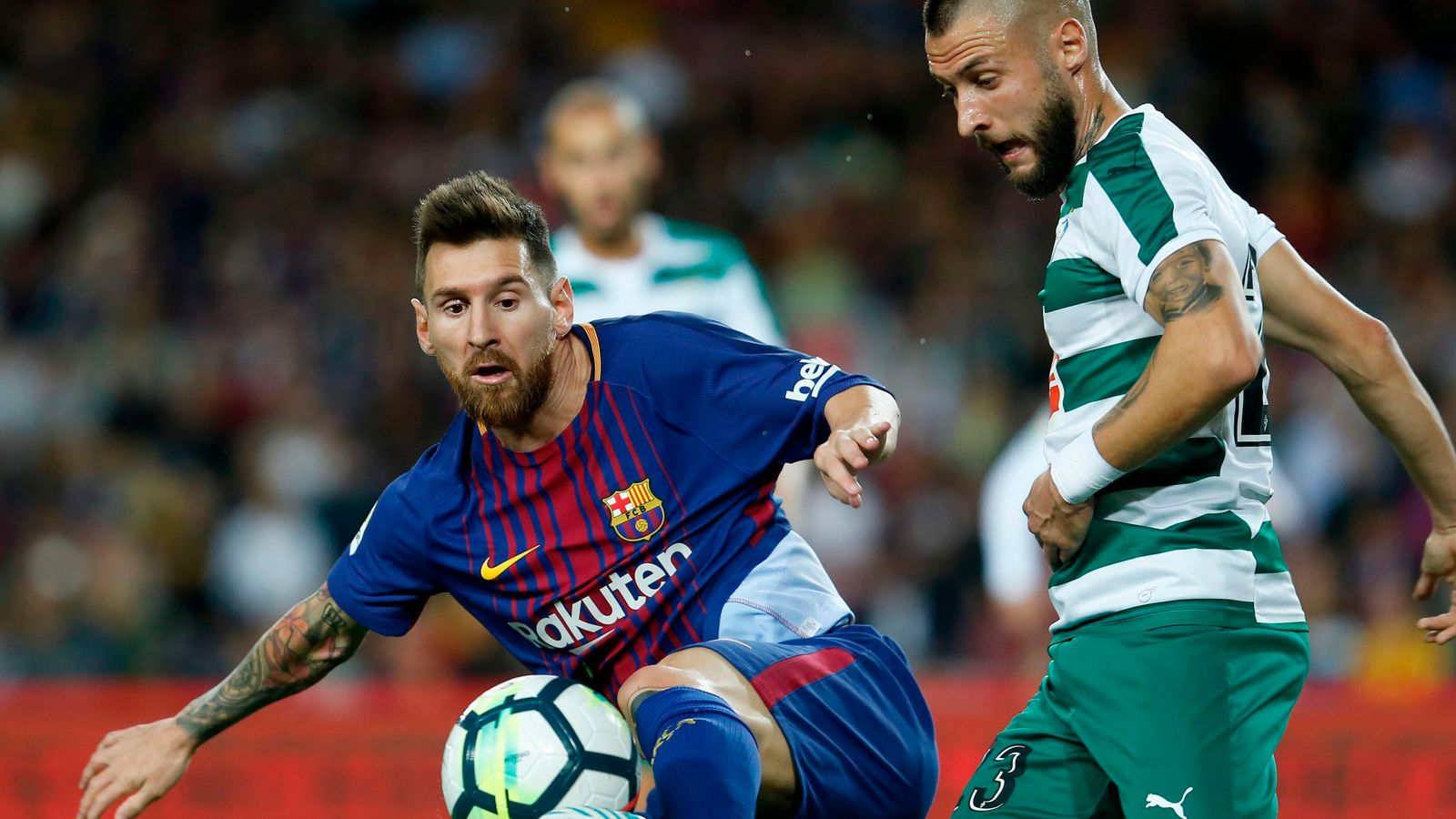WATCH: Magical Lionel Messi hits four as Barcelona thrash Eibar ...