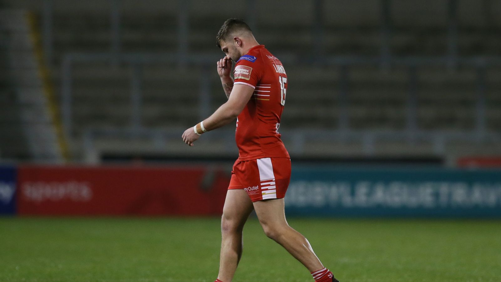 WATCH: Salford's Ryan Lannon shown red card for dangerous tackle ...