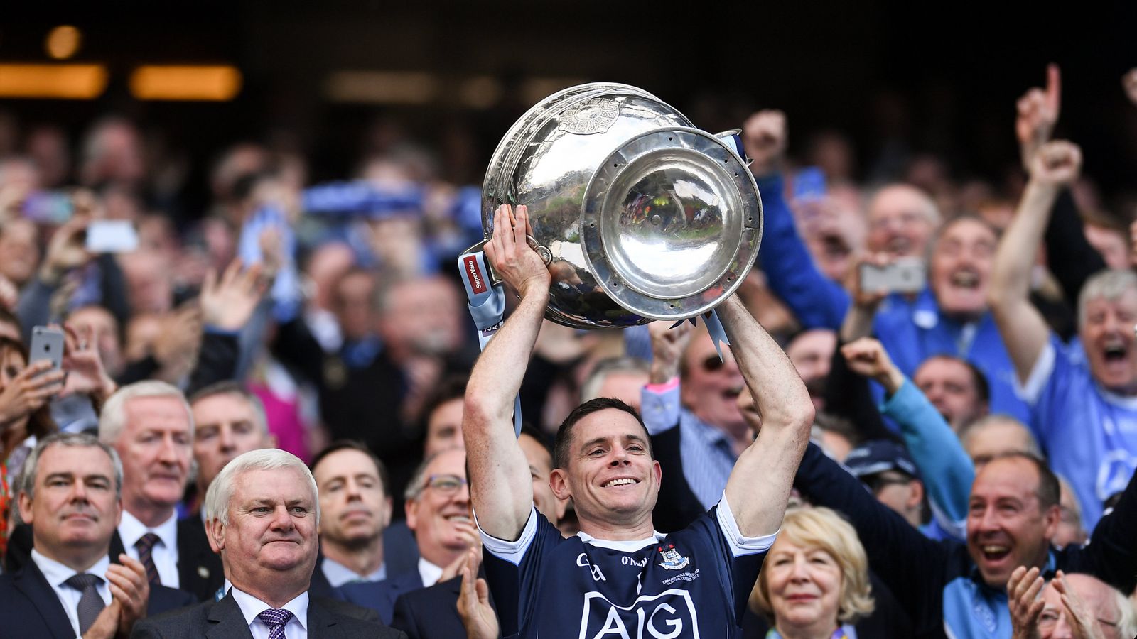 GAA: Dublin win Sam Maguire Cup for third time in a row after 1-17 to 1 ...