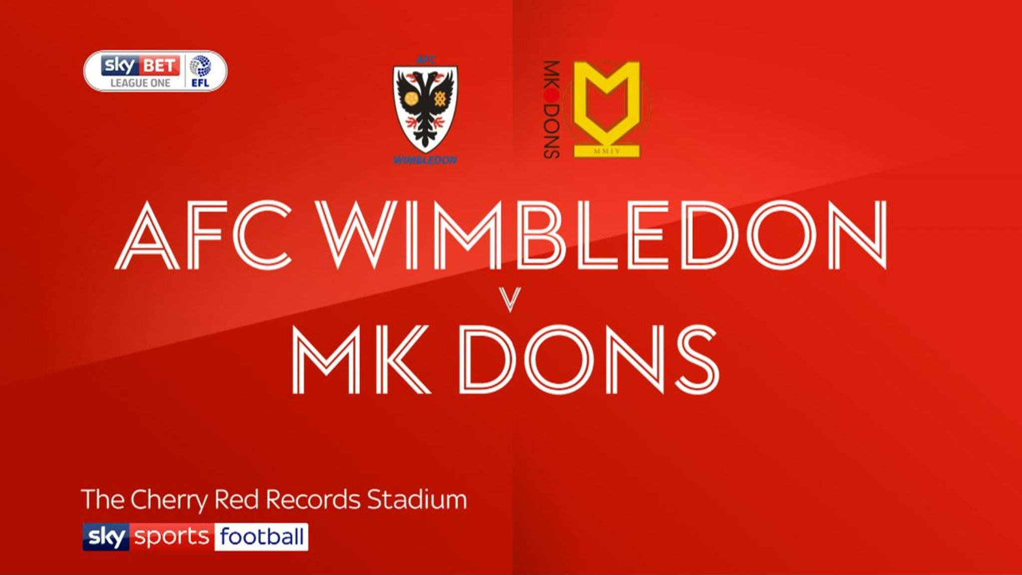 AFC Wimbledon v MK Dons preview | Football News | Sky Sports