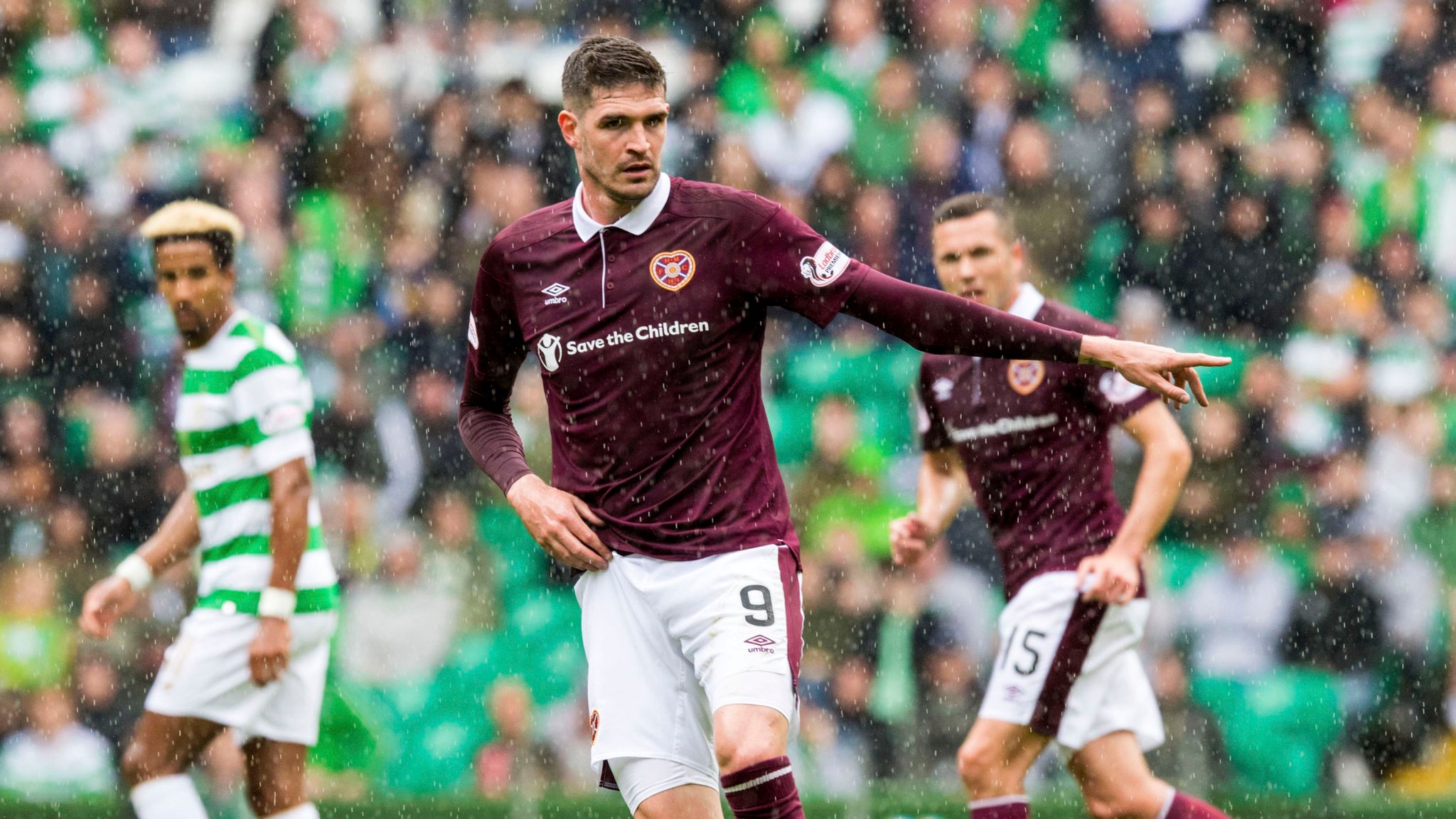 Hearts striker Kyle Lafferty to serve two-game ban | Football News ...
