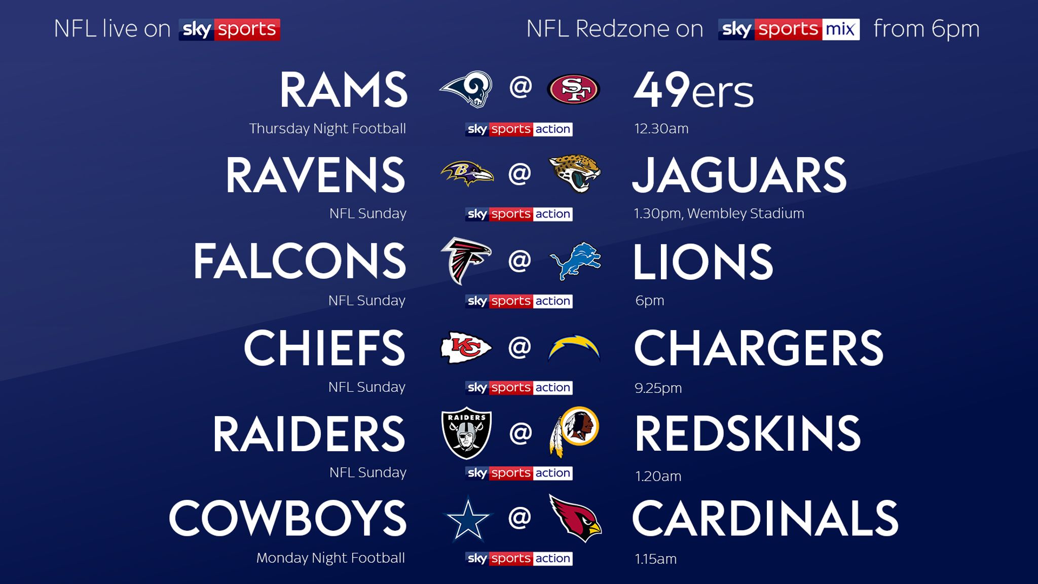 NFL Predictions: Vernon Kay takes on Richard Graves in Week Three | NFL ...