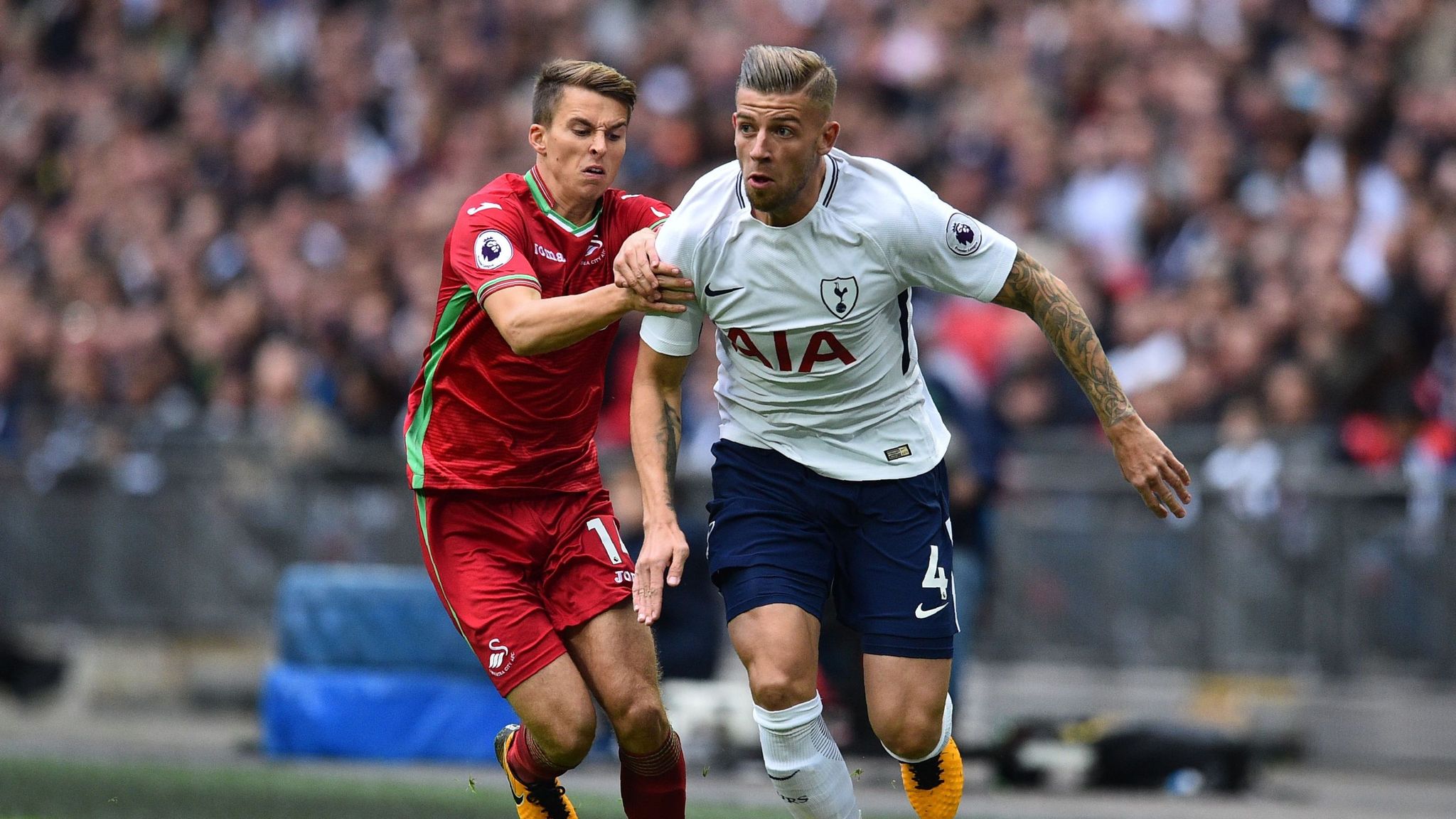 Tottenham 0-0 Swansea: Spurs frustrated at Wembley again | Football ...