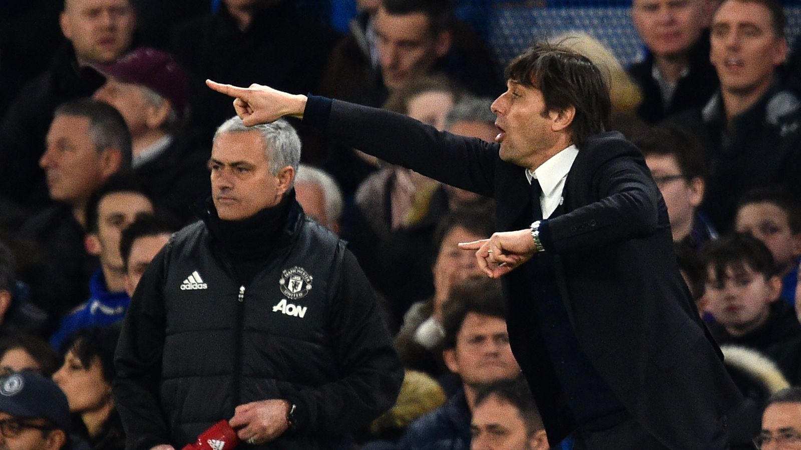 Jose Mourinho plays down spat with Chelsea manager Antonio Conte ...
