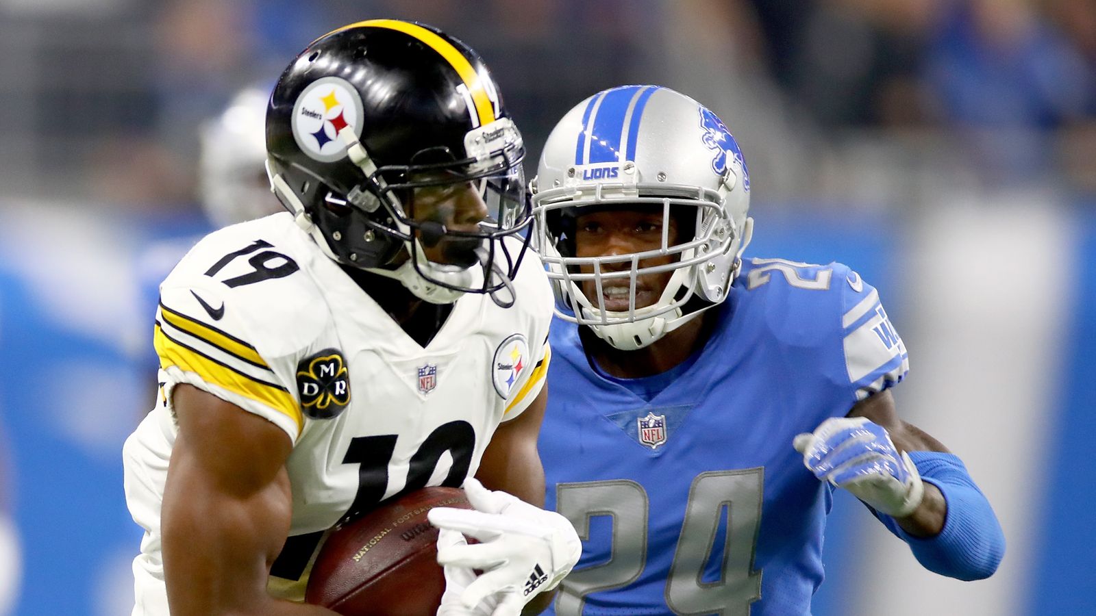 Pittsburgh Steelers 20-15 Detroit Lions: JuJu Smith-Schuster scores 97 ...