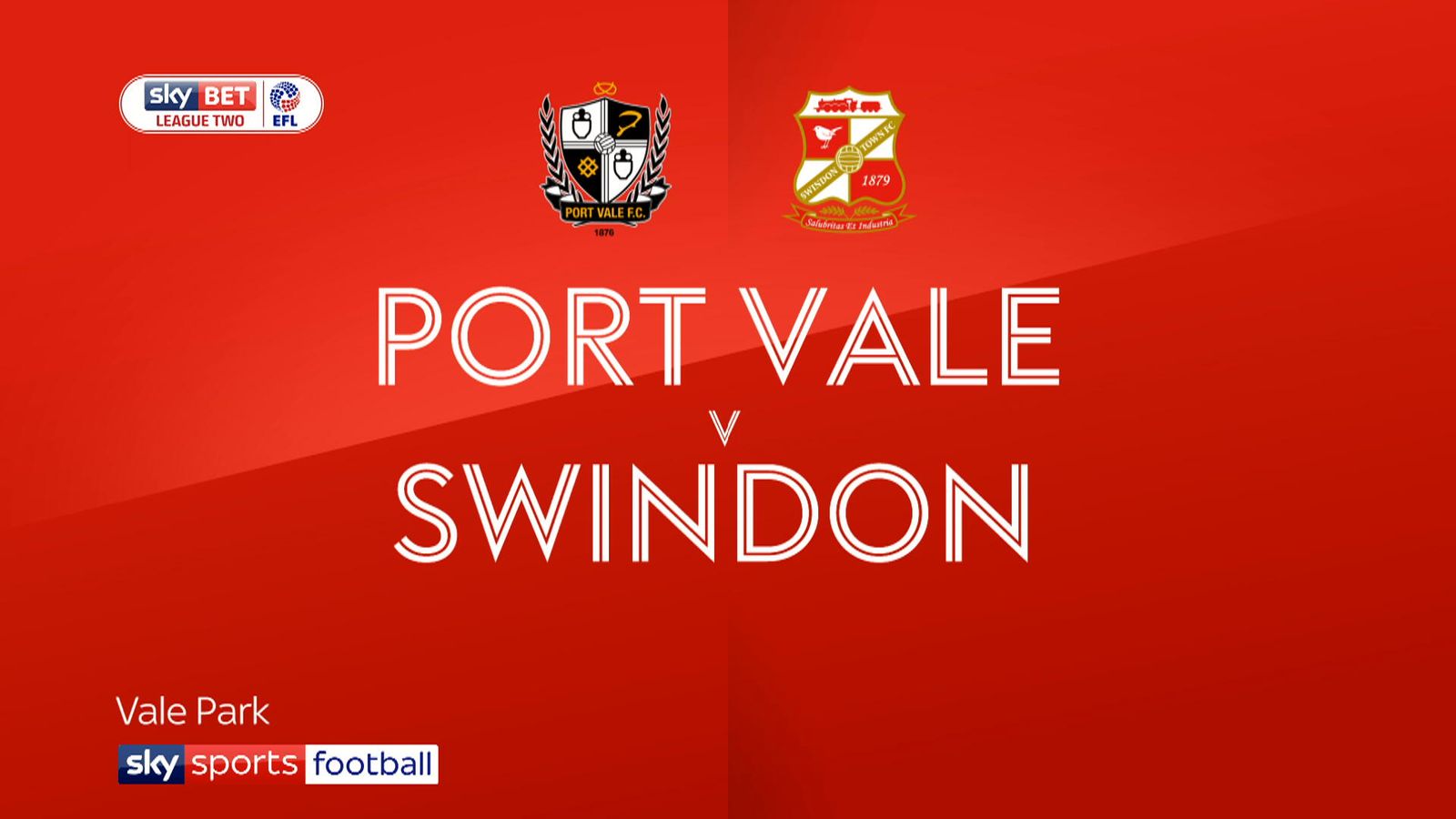 Port Vale 0-3 Swindon: Robins keep promotion challenge on track ...