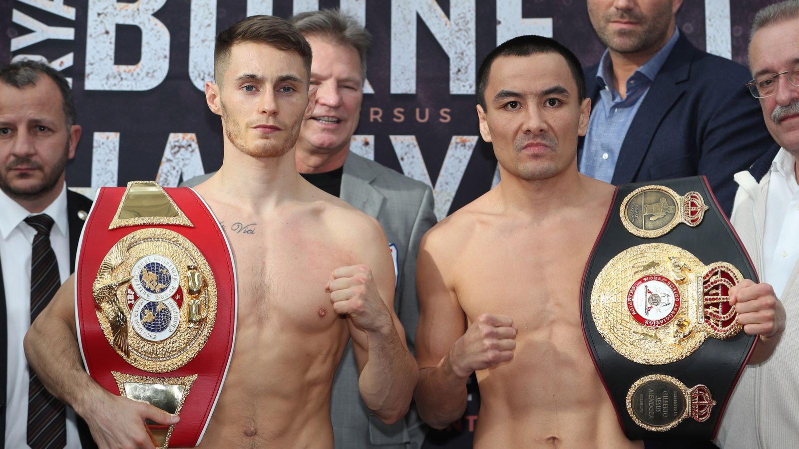 Burnett vs Zhakiyanov: Trainers Ricky Hatton and Adam Booth have their ...