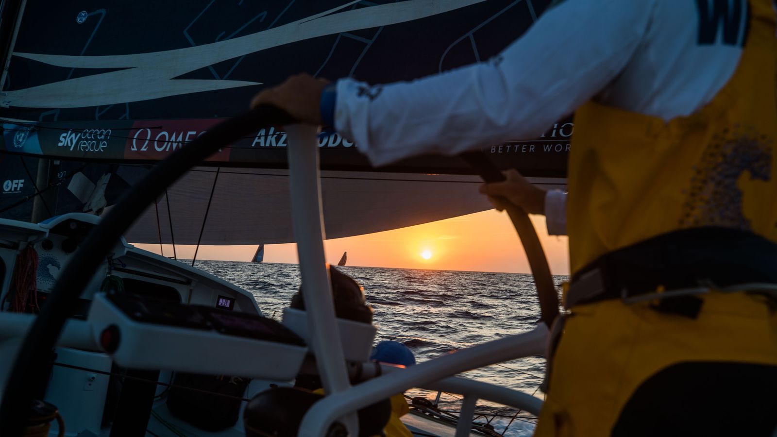 A bird's eye view of the latest leg of the Volvo Ocean race | Sky Sports