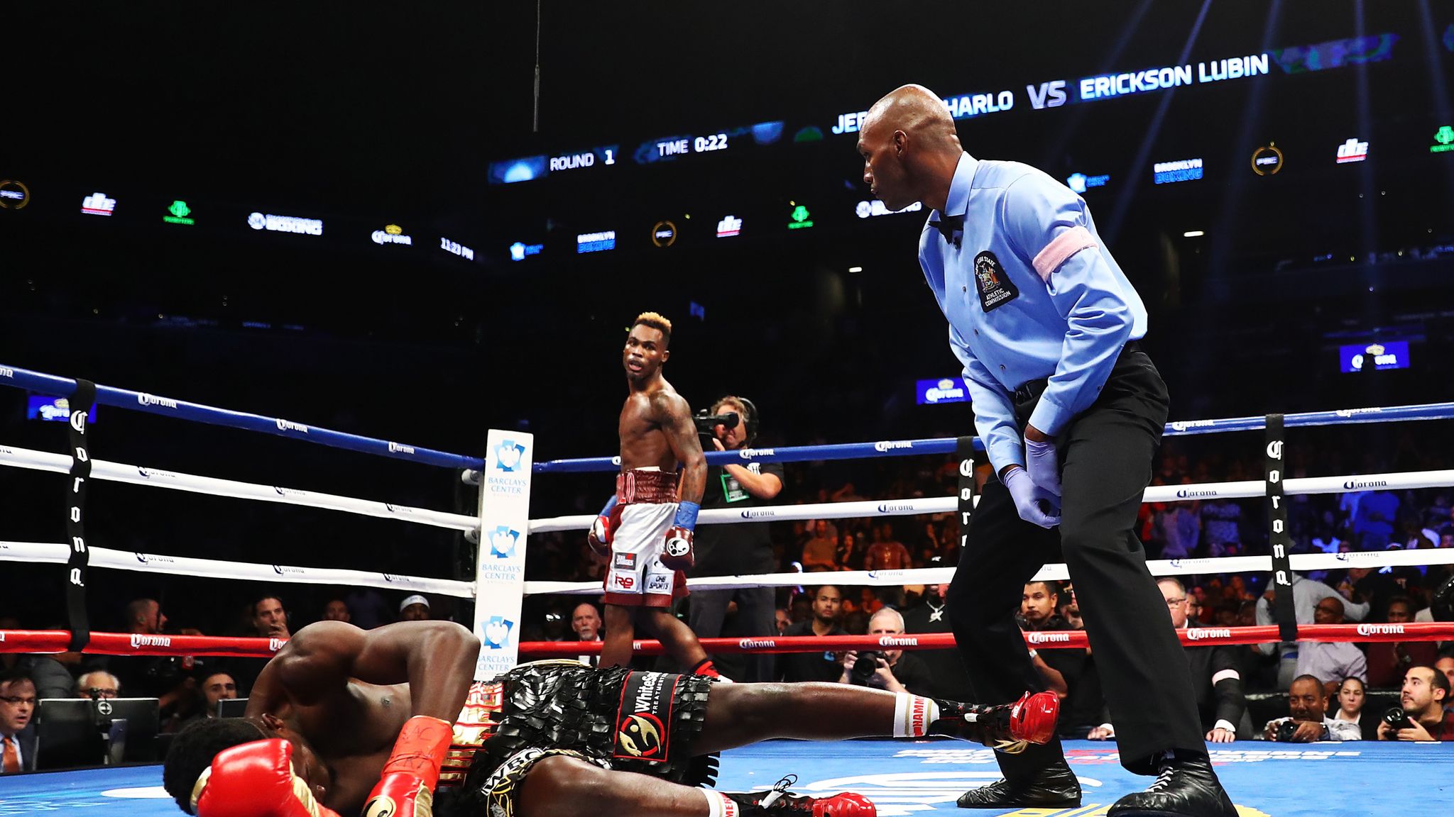 Jermell Charlo defends WBC title with explosive first-round knockout of ...