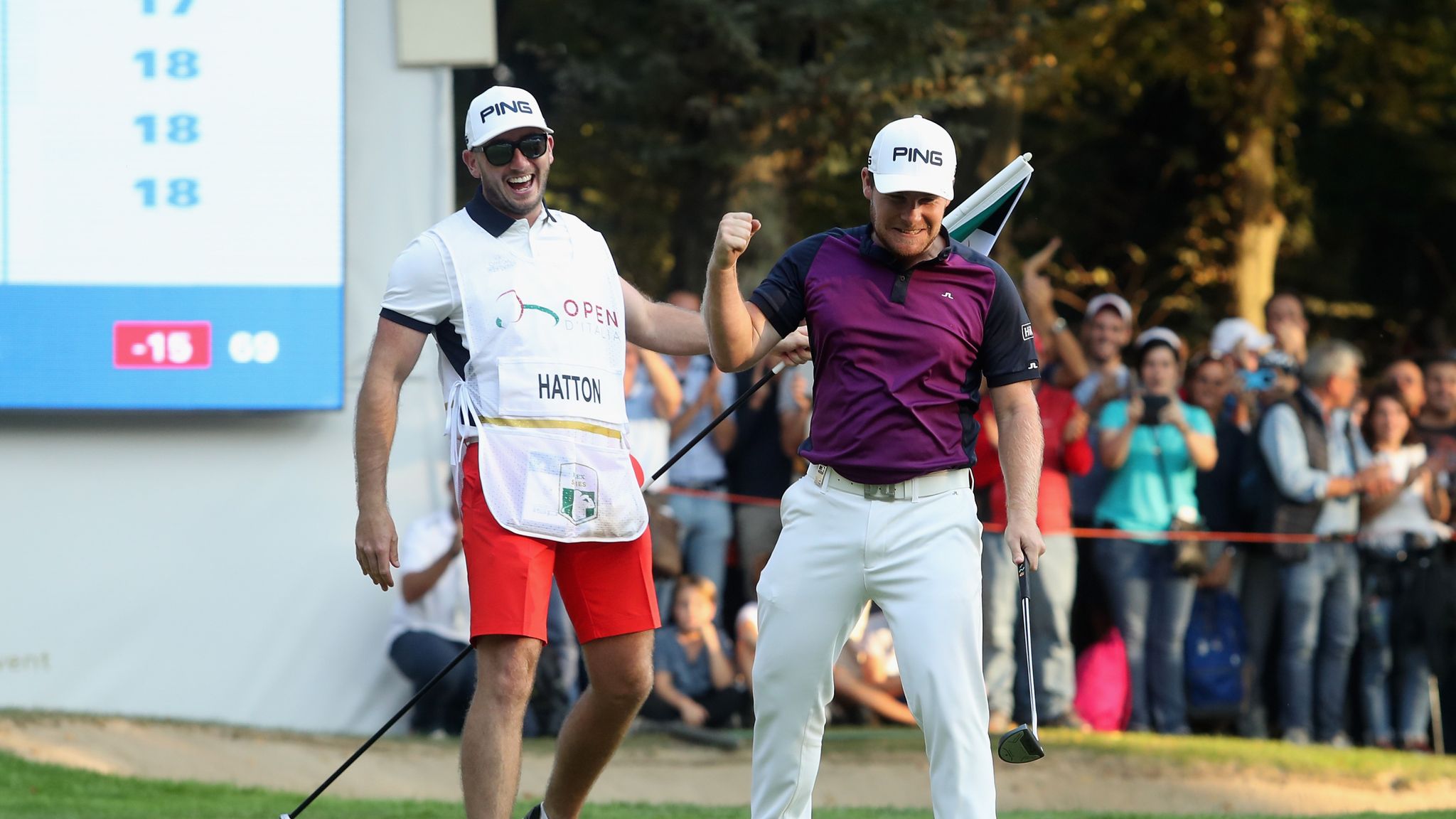 Tyrrell Hatton thanks caddie after Italian Open victory | Golf News ...