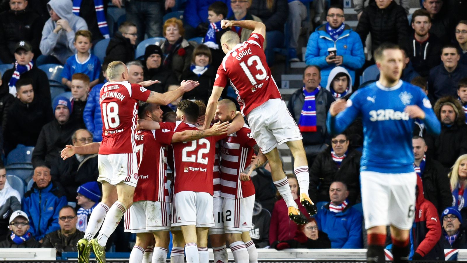 Rangers 0 - 2 Hamilton - Match Report & Highlights