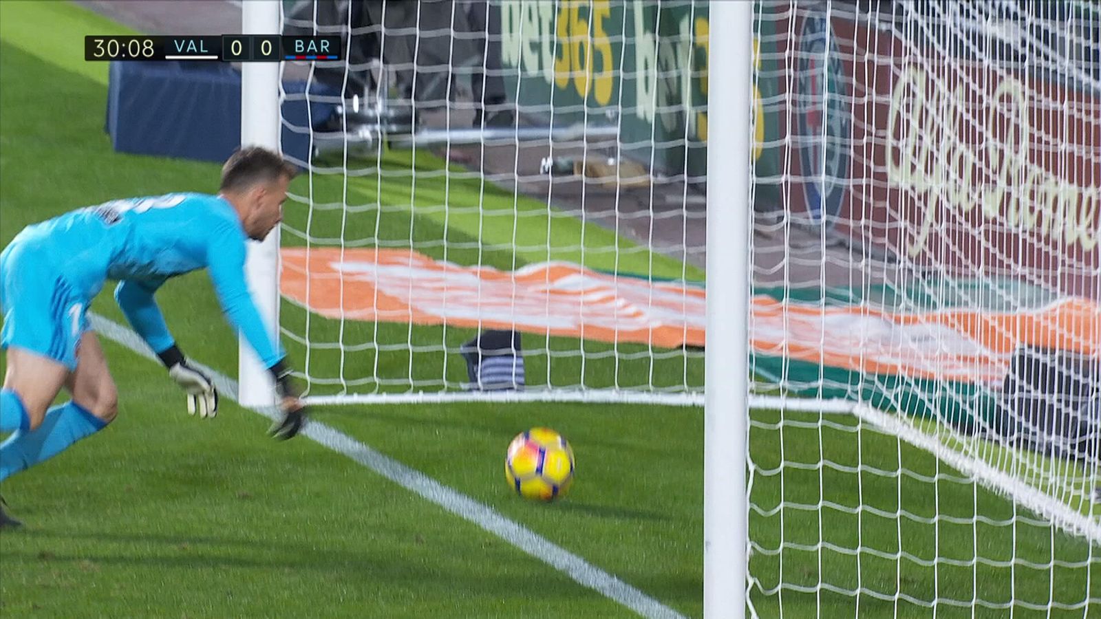 WATCH: Lionel Messi goal ruled out despite ball clearly crossing line ...