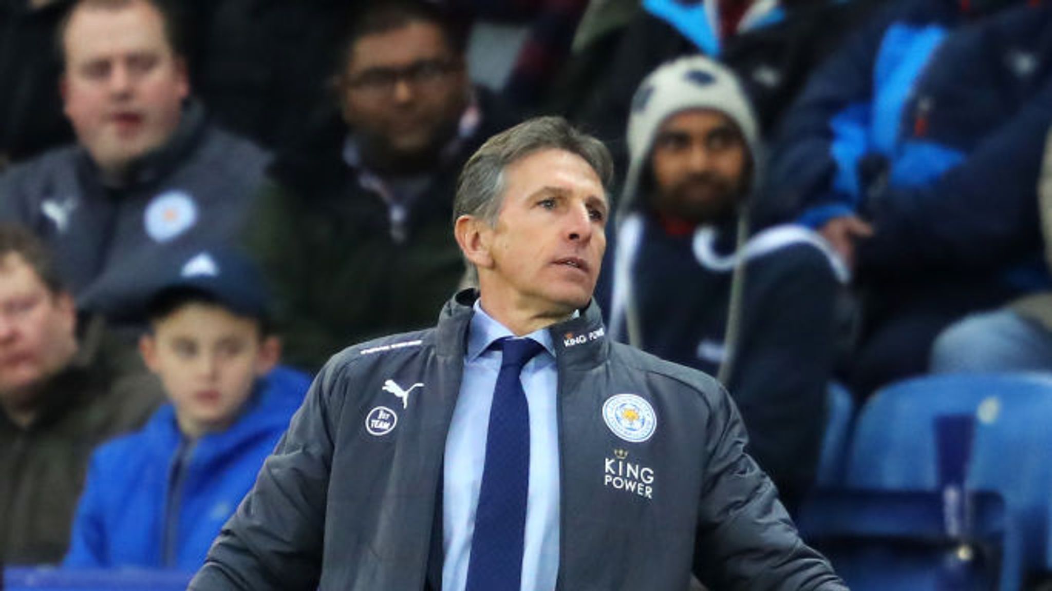 Claude Puel says Leicester's victory over Tottenham is 'promising' for ...