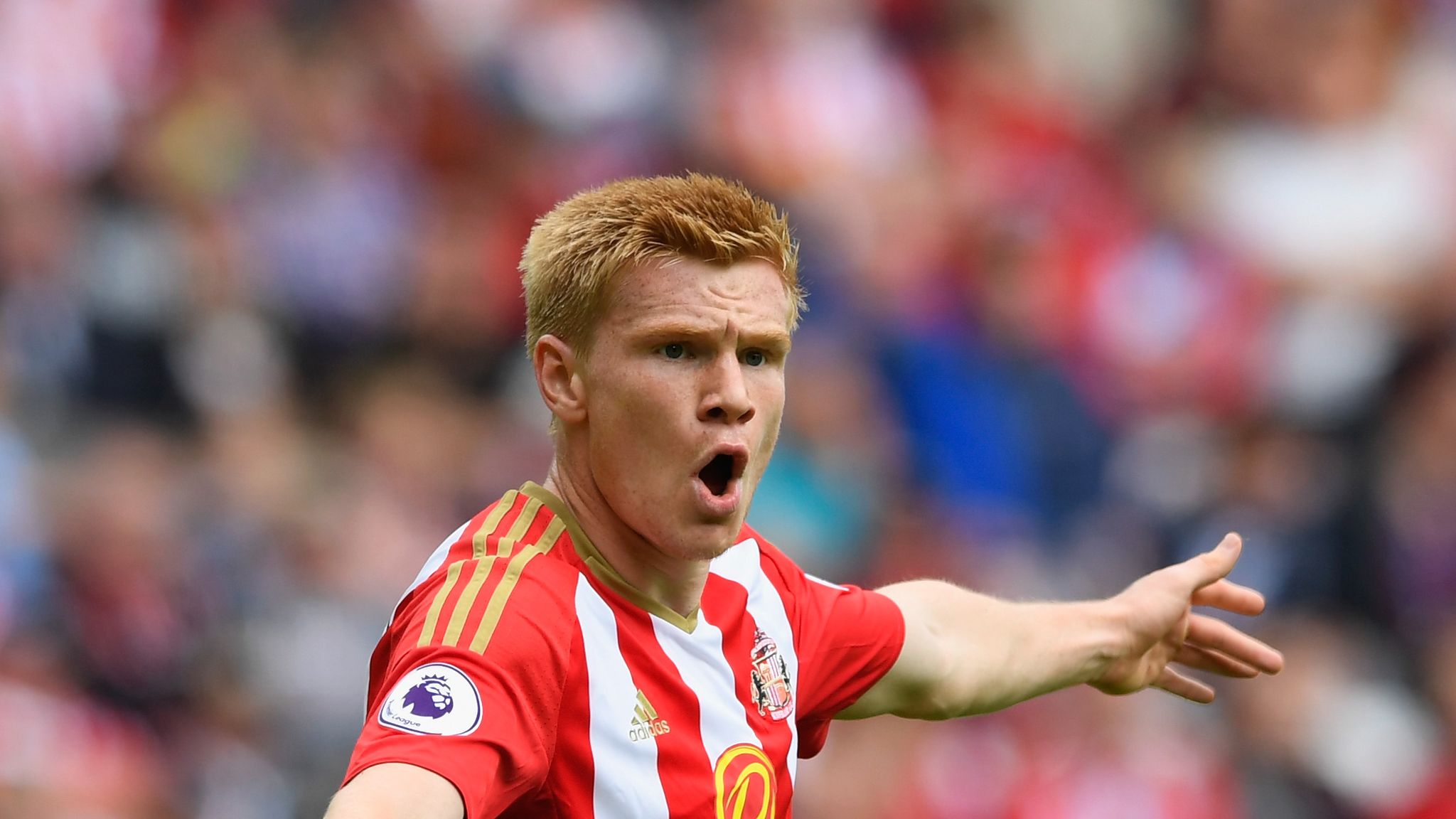 Sunderland’s Duncan Watmore out for 10 months with suspected cruciate ...