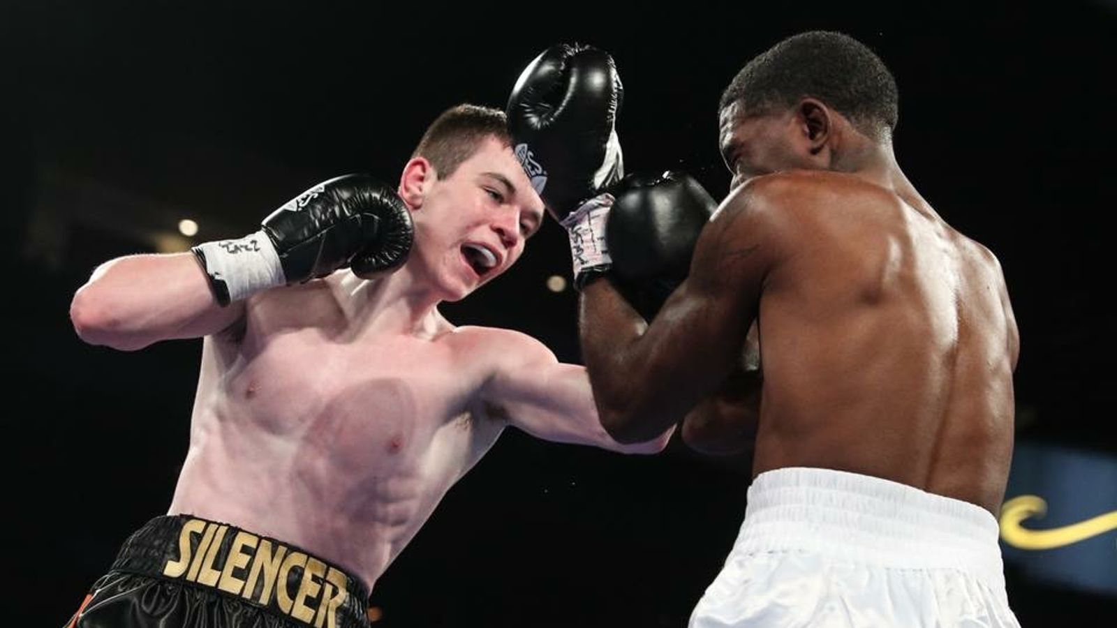 Irish teenager Aaron McKenna received valuable experience in sparring ...