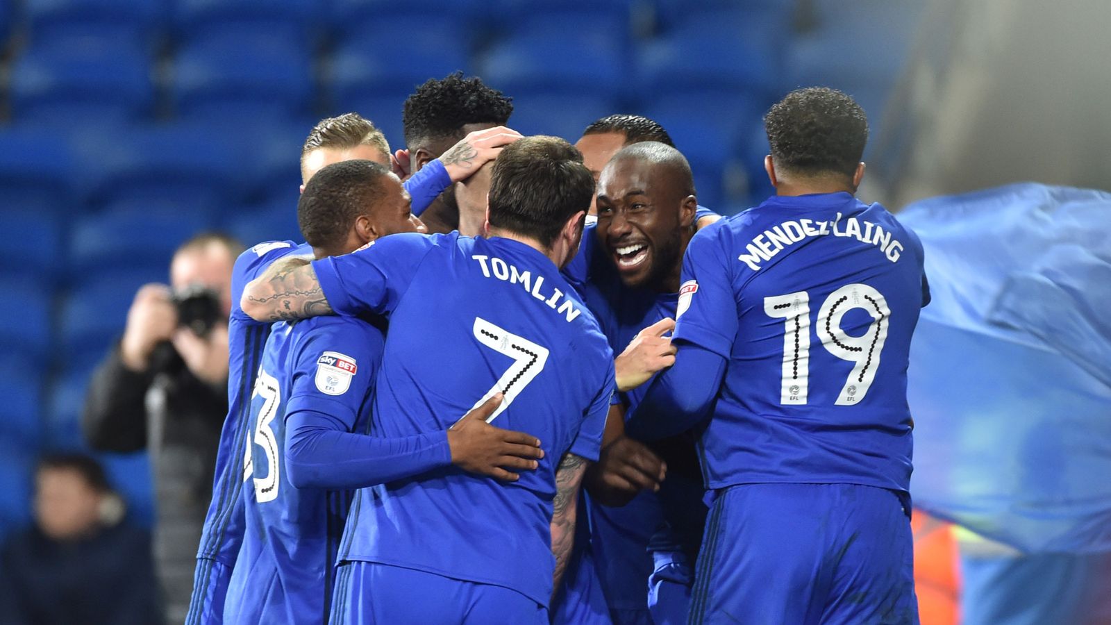 Cardiff 2-0 Bolton: Bluebirds maintain promotion charge | Football News ...