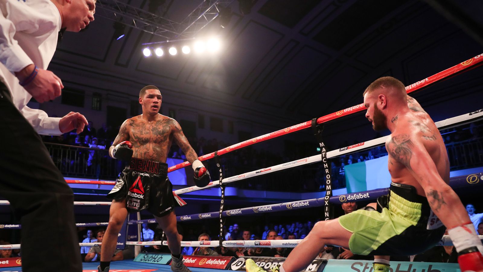 Taylor vs McCaskill: Conor Benn knocked down twice but hits back to out ...