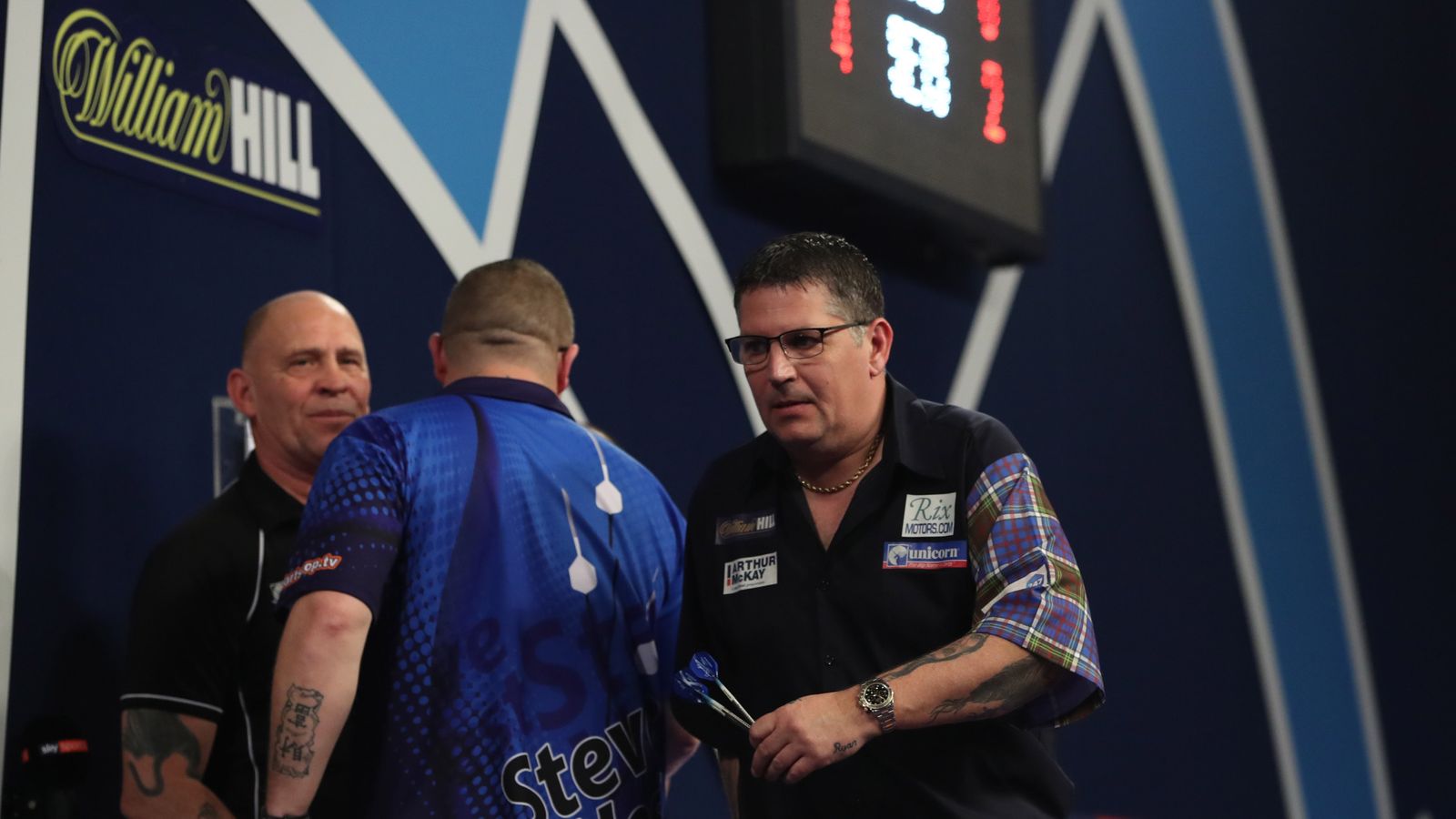 Gary Anderson battles into World Championship quarter-finals despite ...
