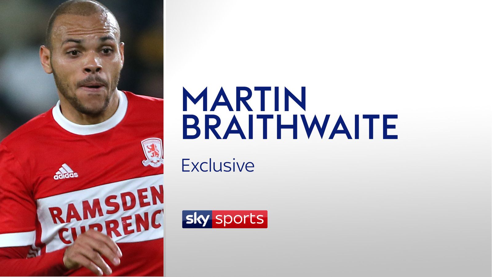 Martin Braithwaite: I want to win the World Cup | Football News | Sky ...