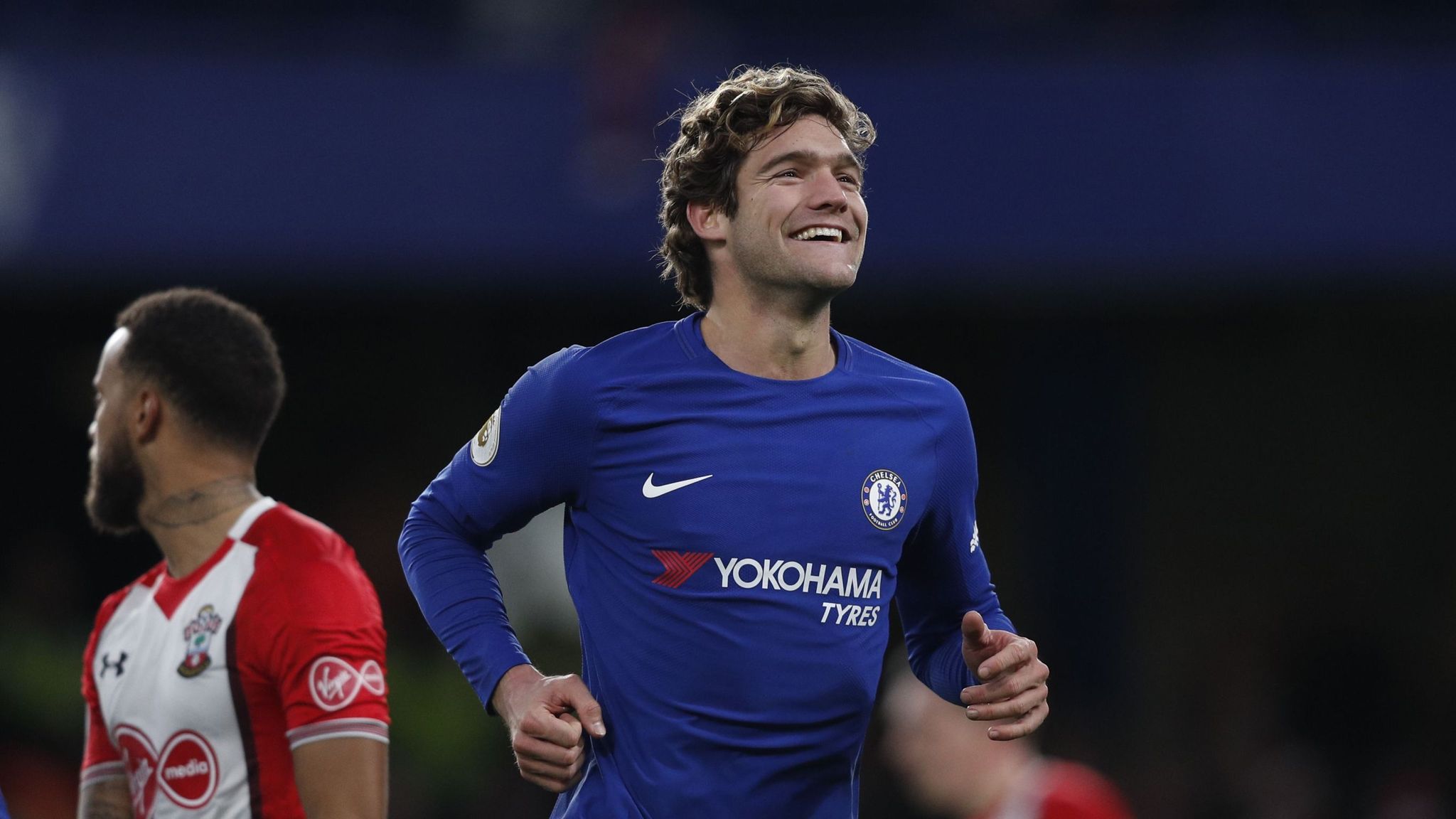 Chelsea 1-0 Southampton: Marcos Alonso hands Chelsea win | Football ...