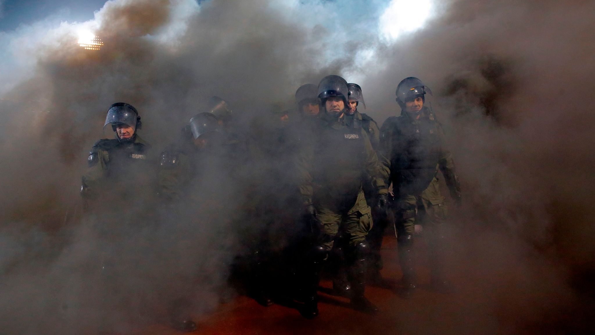 Belgrade derby between Red Star and Partizan marred by violence ...