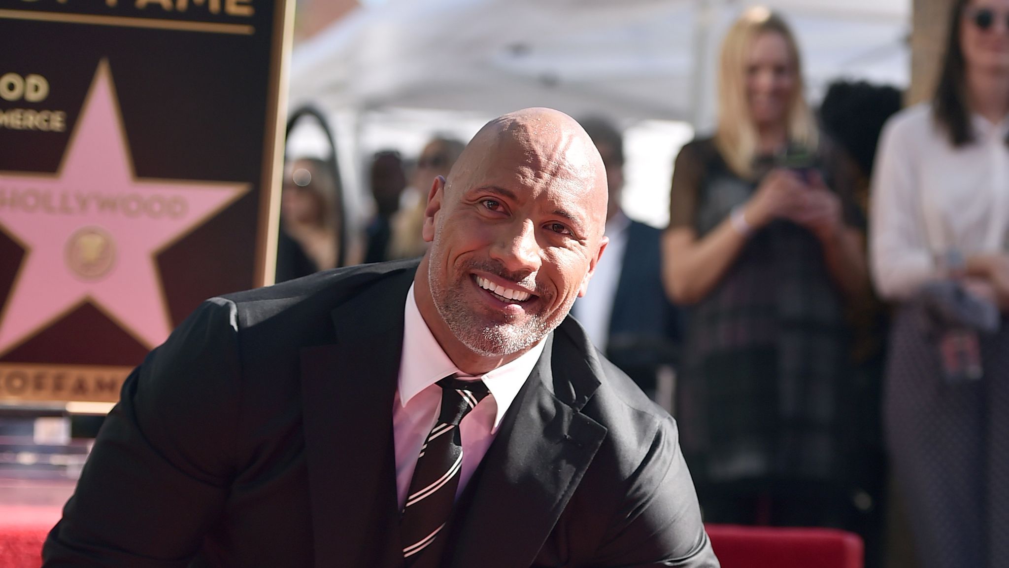 The Rock receives star on Hollywood walk of fame | Snooker News | Sky ...