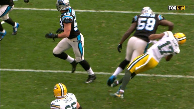 Adams taken out by blind side hit | Video | Watch TV Show | Sky Sports